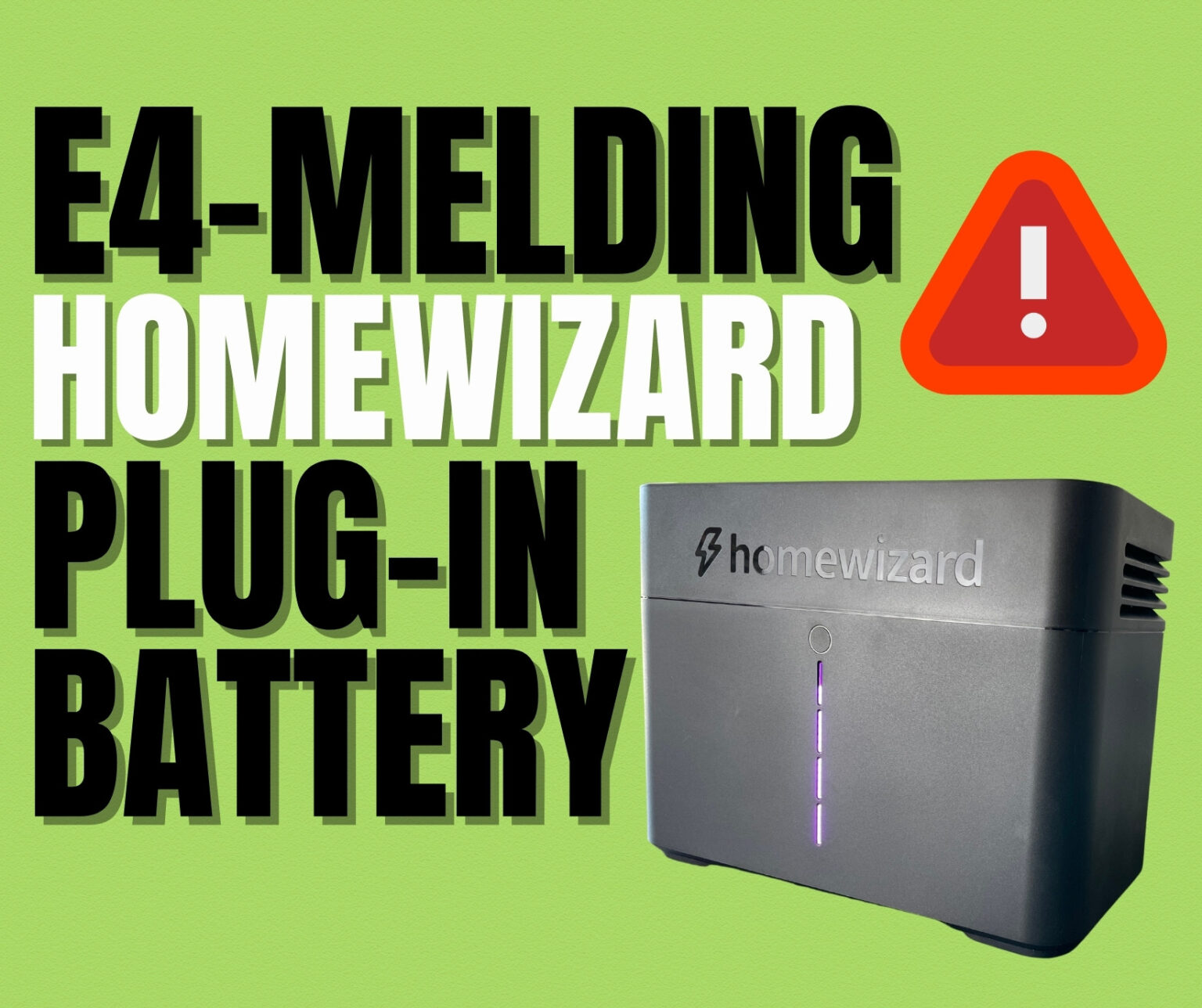 Wanneer wordt de HomeWizard plug-in Battery geleverd? - P1Meter.nl